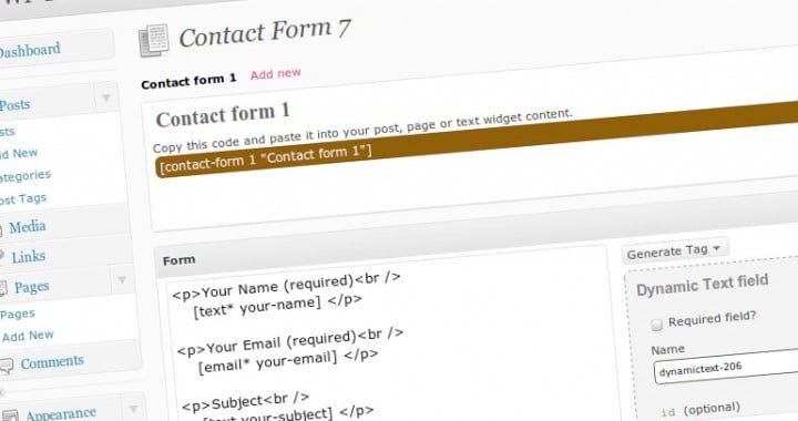 Como instalar Contact Form 7 em sua conta no WordPress | Targethost